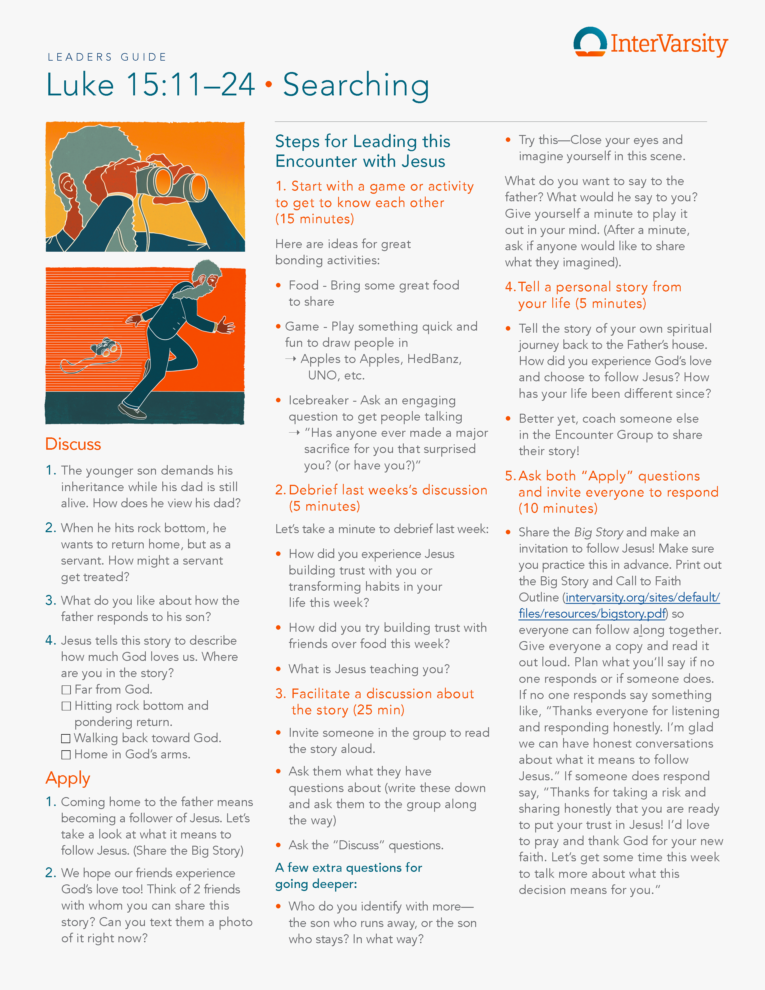 Leaders Guide Luke 15 | InterVarsity